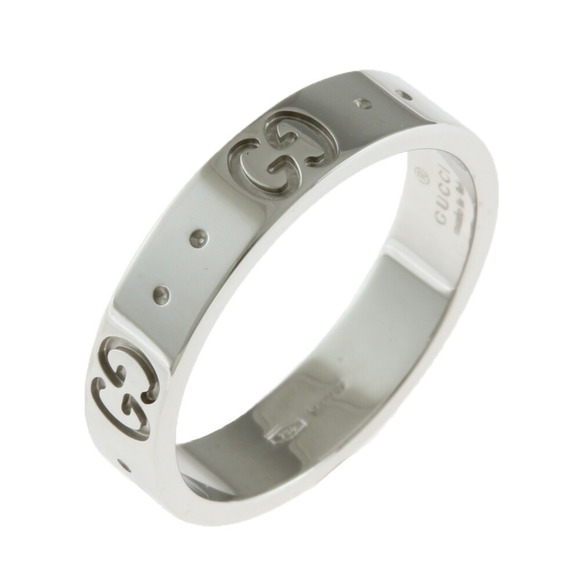 Gucci | Jewelry | Gucci Icon Ring No 95 8k K18 White Gold Womens | Poshmark